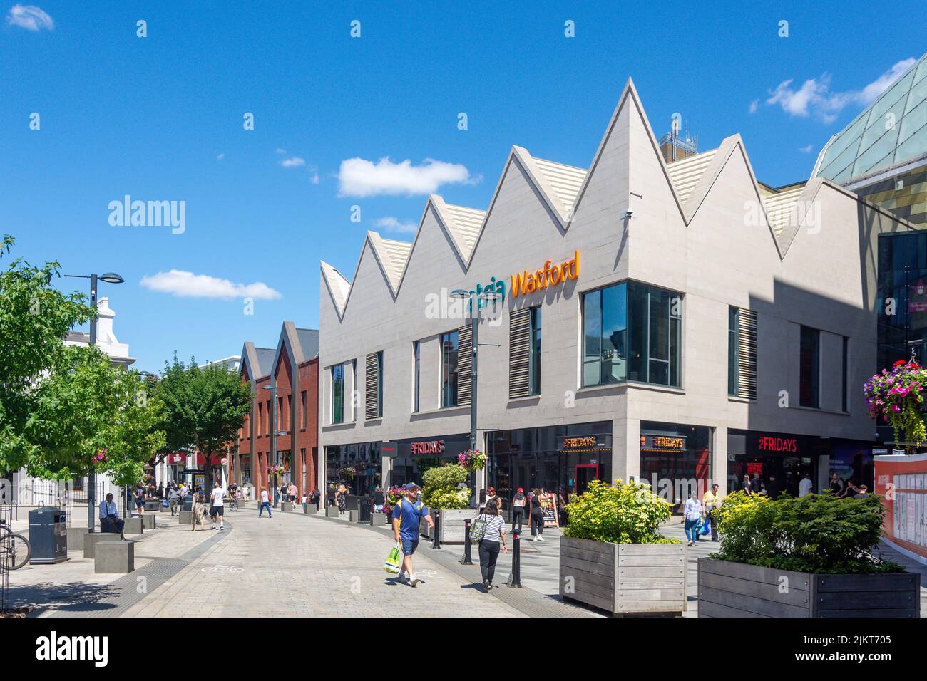 Entrance to Atria Watford Shopping Centre, Watford High Street, Watford ...