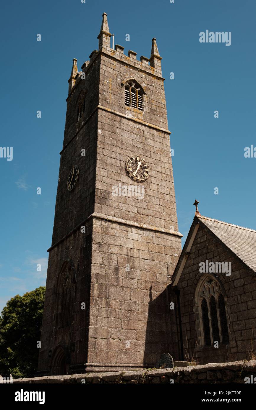 Exterior of St Crewenna (CHURCH OF SAINT CREWEN), Crowan, Cornwall ...