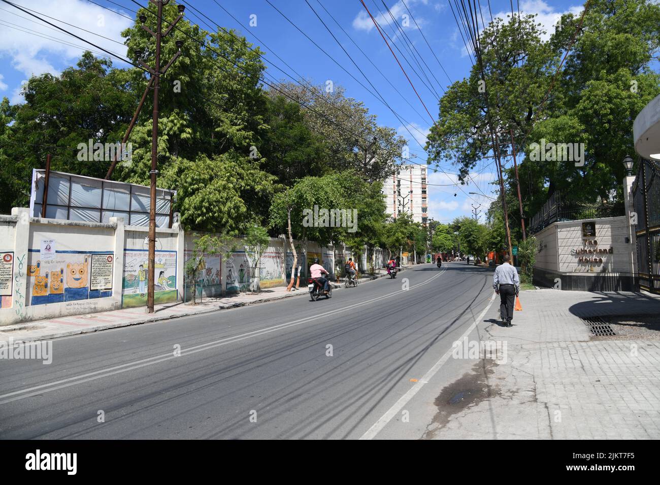 Parwati Bagla road, Civil Lines. Kanpur, Uttar Pradesh, India Stock ...