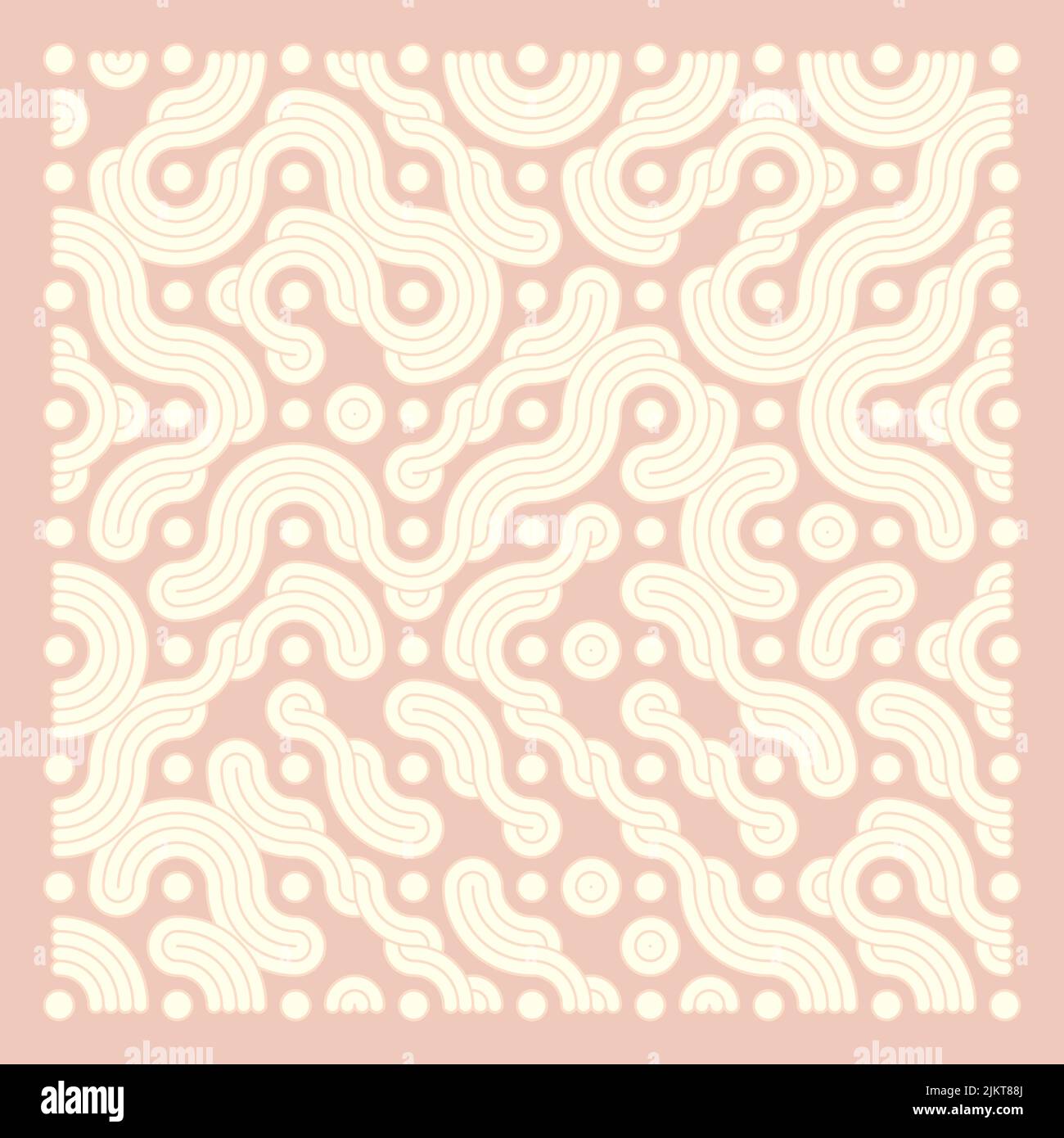 Random color rounded truchet tiling illustration Stock Vector Image ...