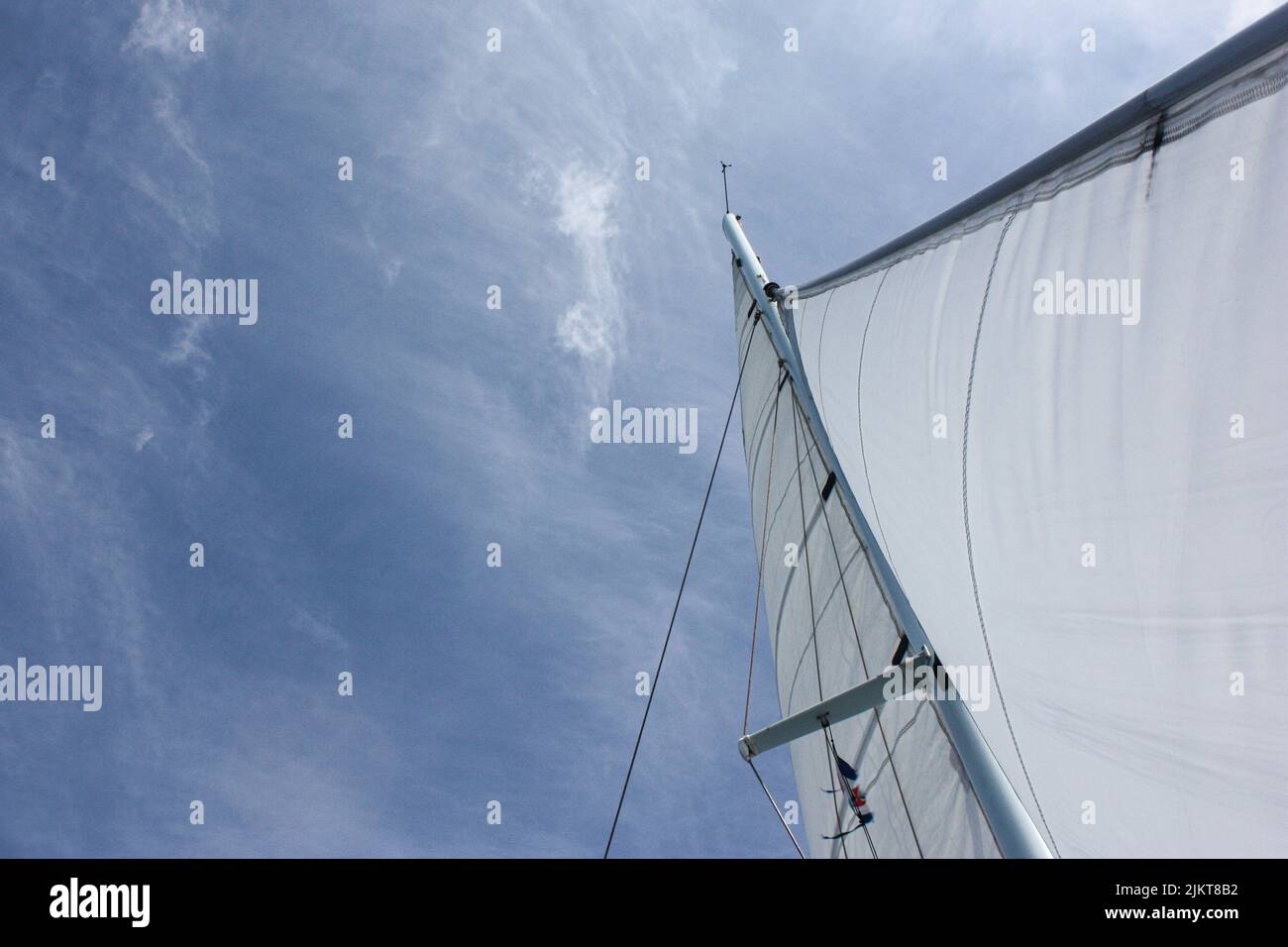 Low angle view mast hi-res stock photography and images - Alamy