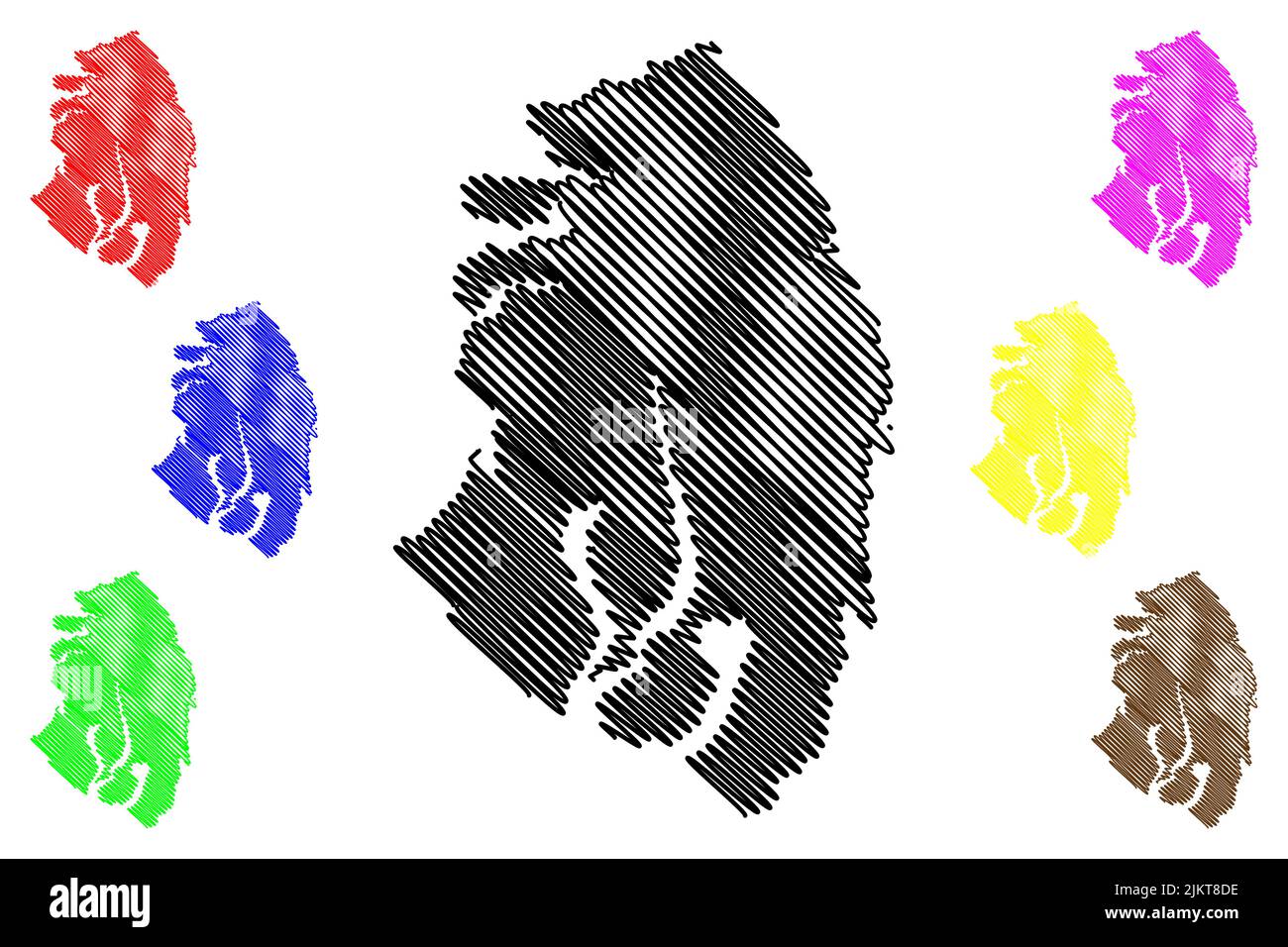 Alexander archipelago map hi-res stock photography and images - Alamy