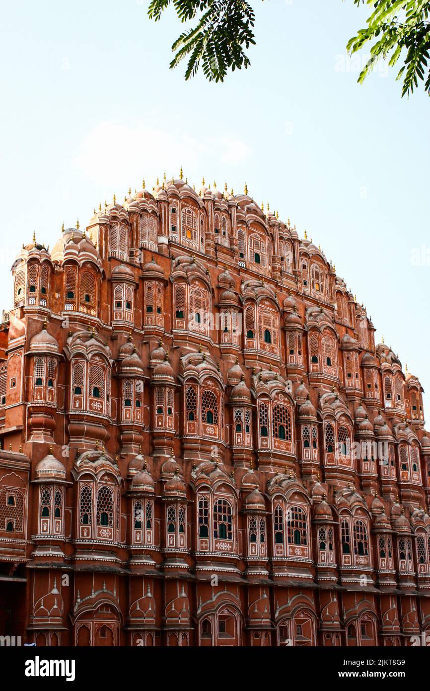 A portrait of the Hawa Mahal palace in Jaipur, India Stock Photo - Alamy