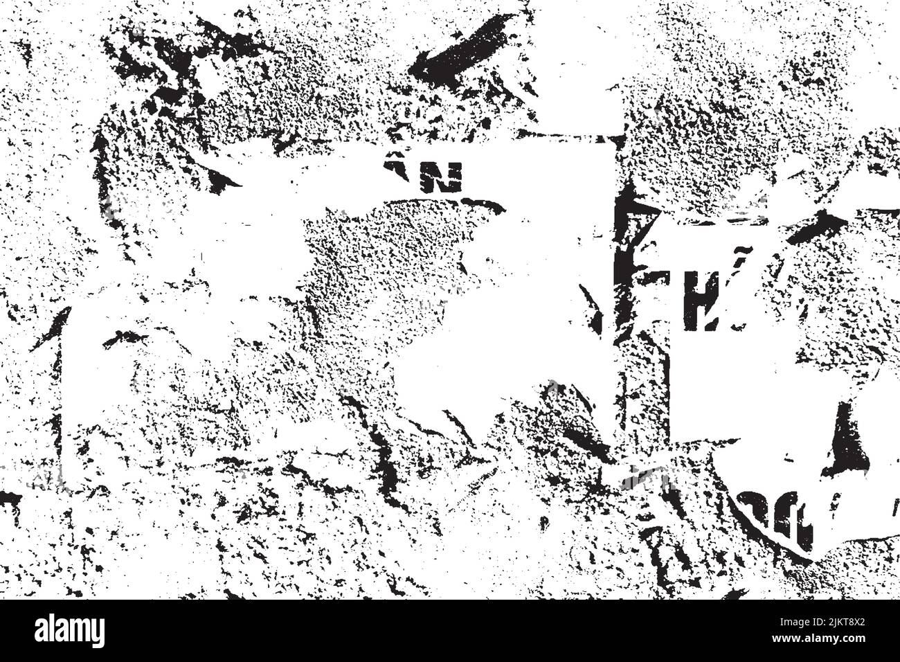 grunge texture splat black and white paint background Stock Vector ...