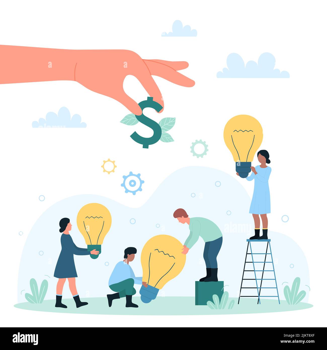 Crowdfunding platform, charity and investing in business ideas and ...