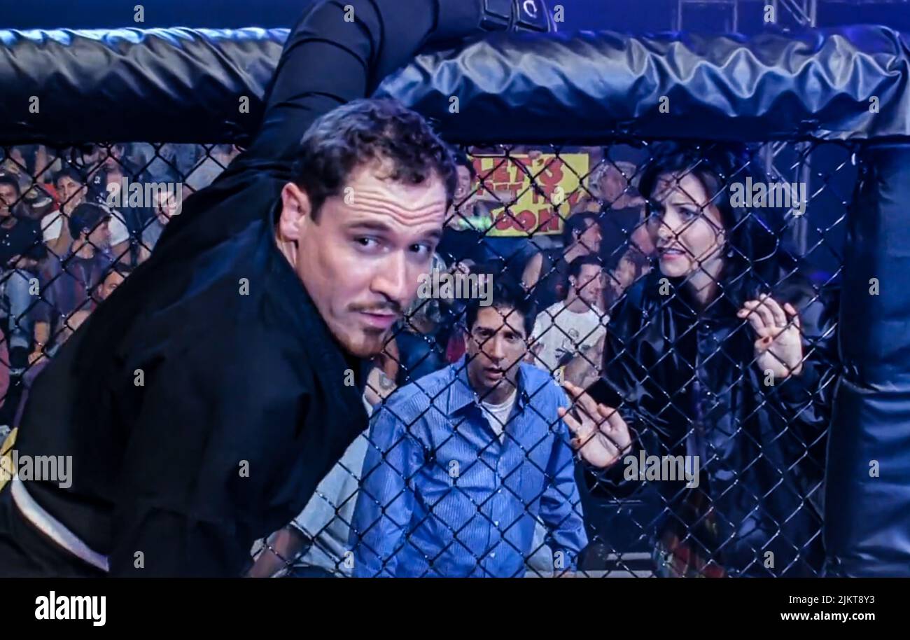 USA. Jon Favreau, Courtney Cox and David Schwimmer in a scene from (C ...