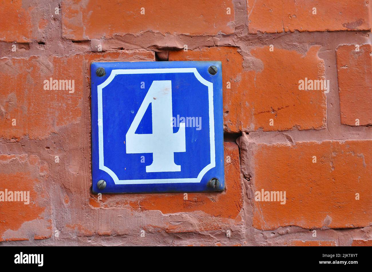 Number 4 sign hi-res stock photography and images - Alamy