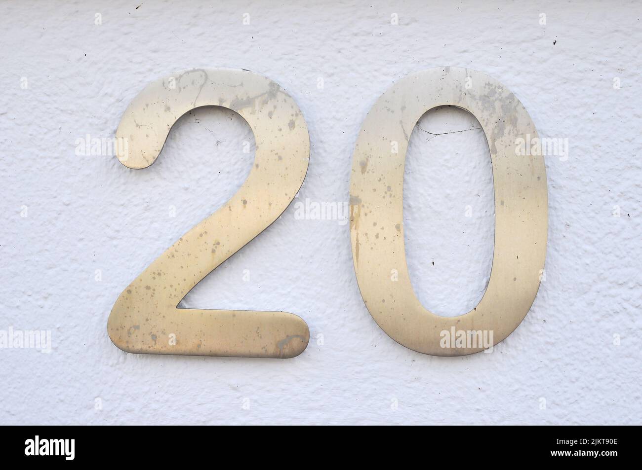 Number 20 sign hi-res stock photography and images - Alamy