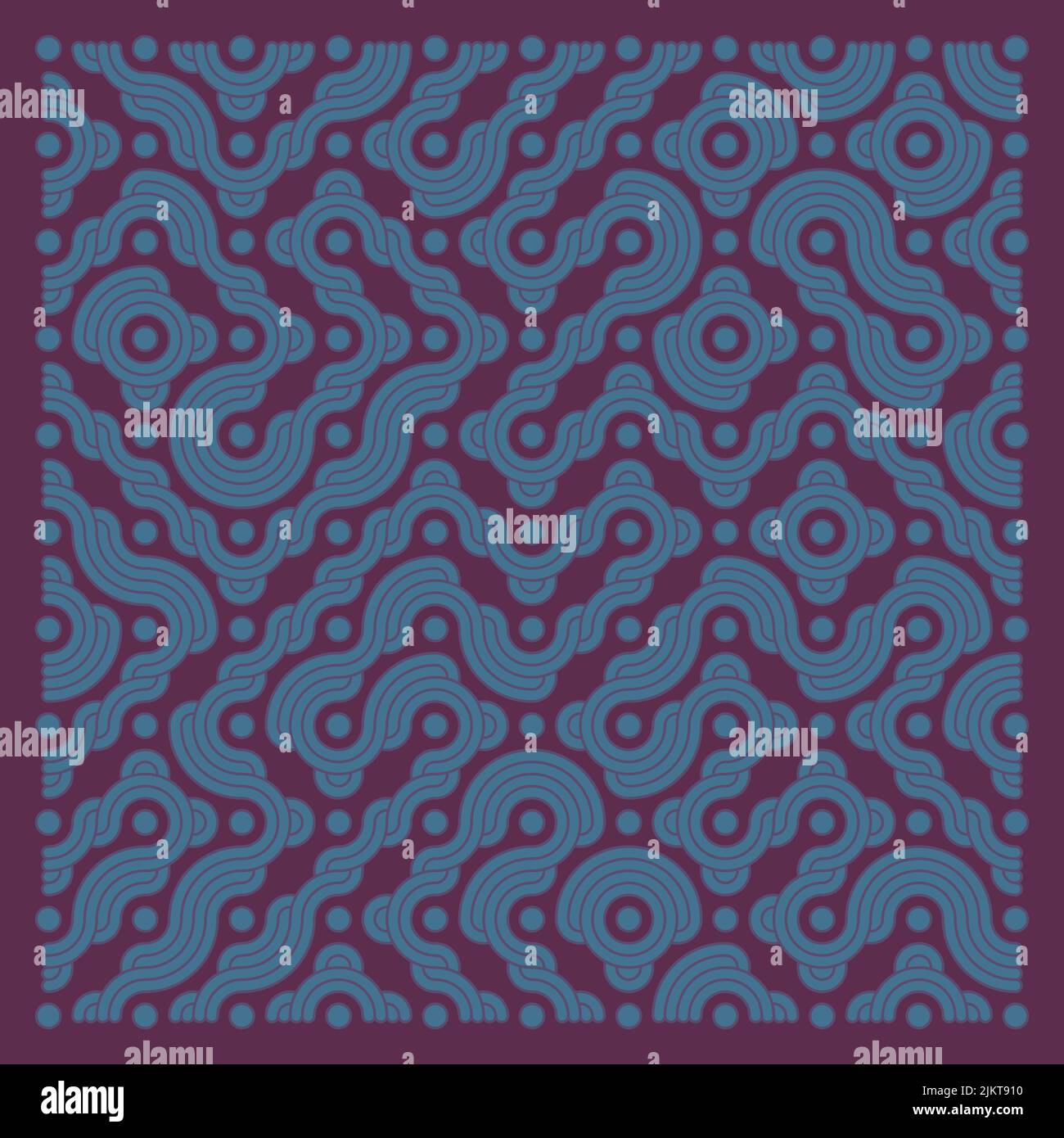 Random color rounded truchet tiling illustration Stock Vector Image ...