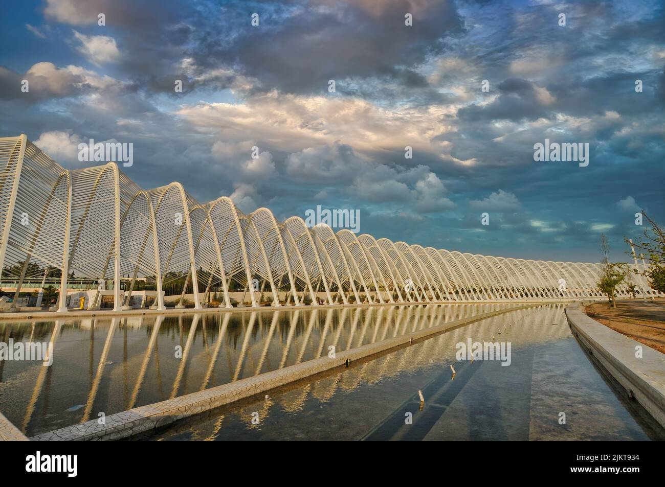 The Olympic Velodrome at the Athens Olympic Sports Complex designed by ...