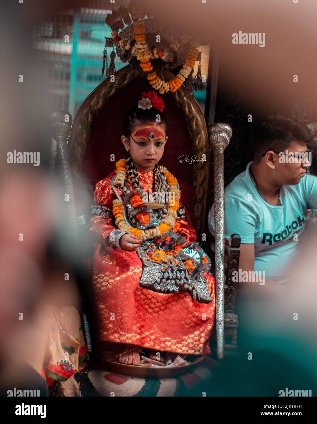 A Vertical Photo Of Kumari Devi Or Living DurgaNepal The Tradition Of a-vertical-photo-of-kumari-devi-or-living-durganepal-the-tradition-of