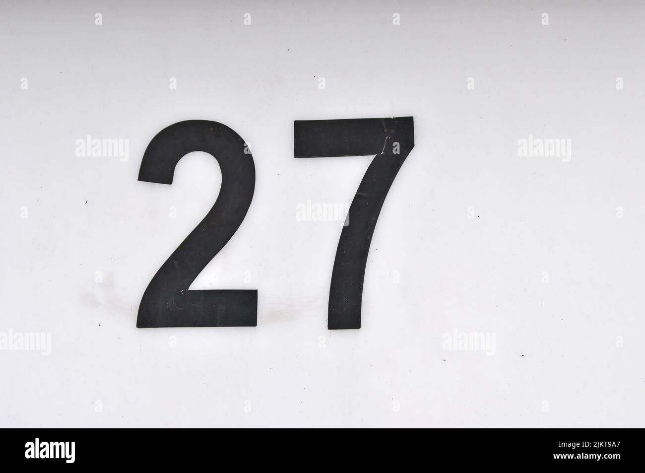 White color number hi-res stock photography and images - Alamy