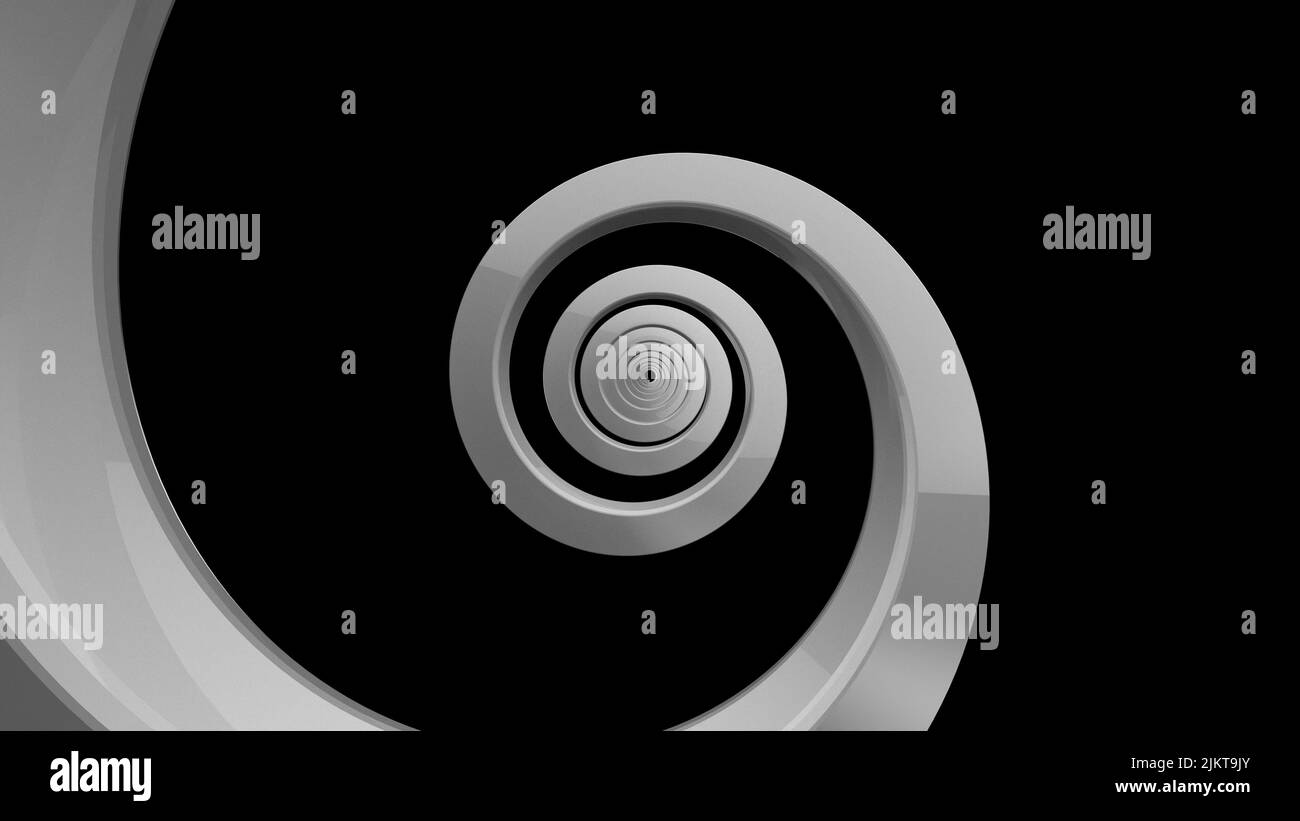 helix drawing 3d illustration render Stock Photo - Alamy