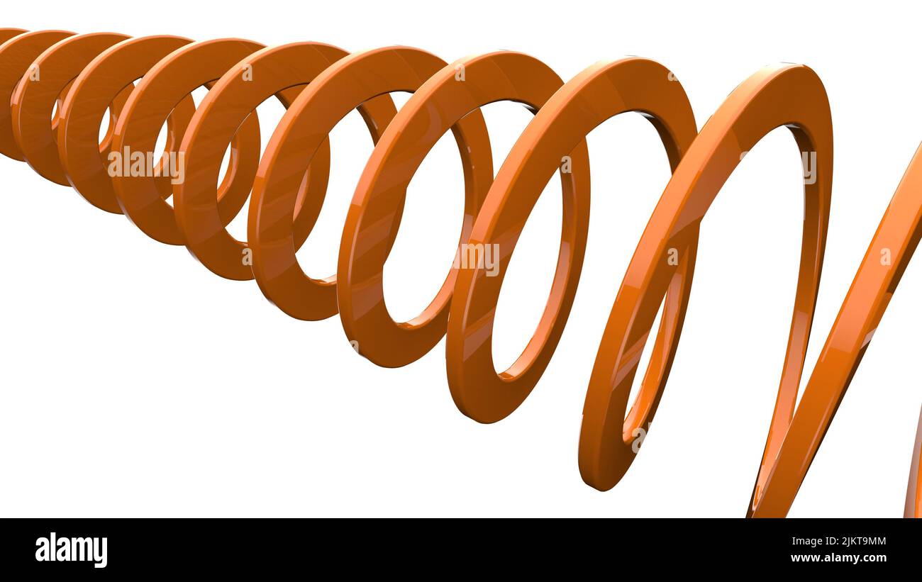 helix drawing 3d illustration render Stock Photo - Alamy