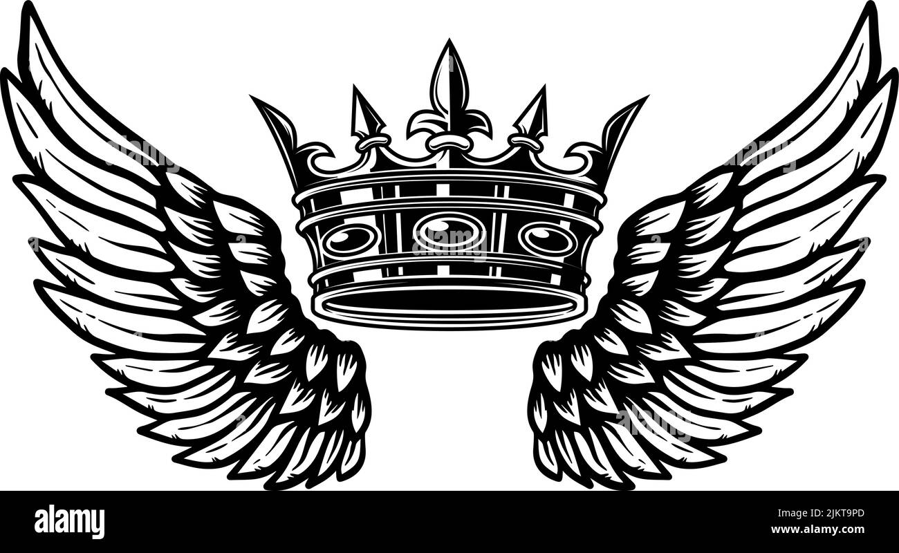 Black crown logo hi-res stock photography and images - Alamy