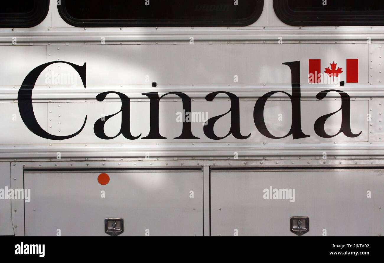 Bus writing hi-res stock photography and images - Alamy