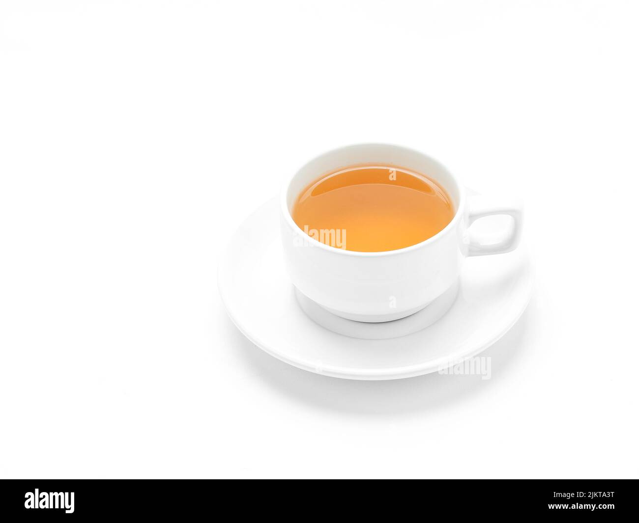 White cup of tea isolated on white background Stock Photo - Alamy