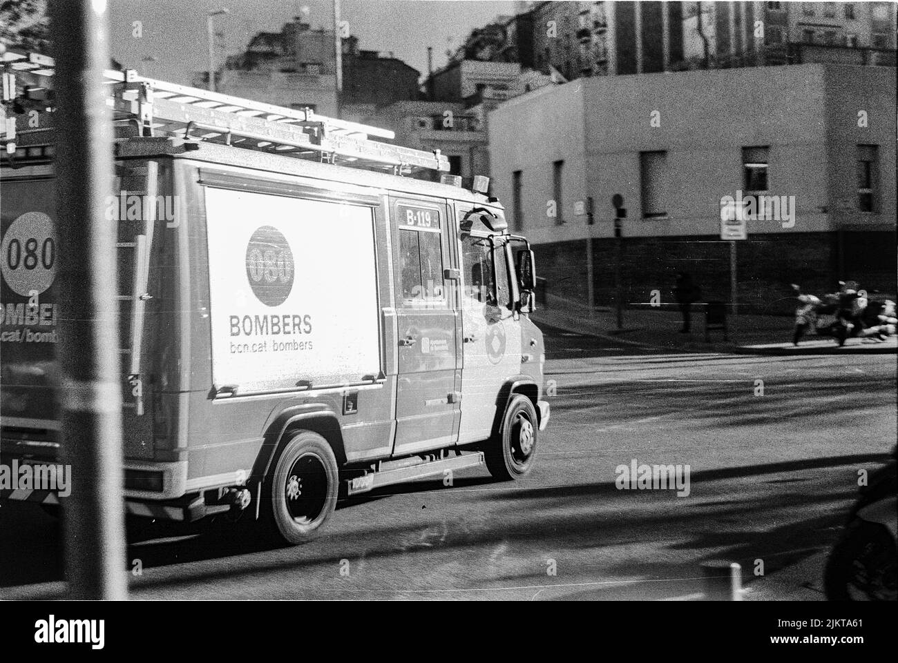 Armored van parked in the city. Mercedes Benz Vario 818D model Stock ...