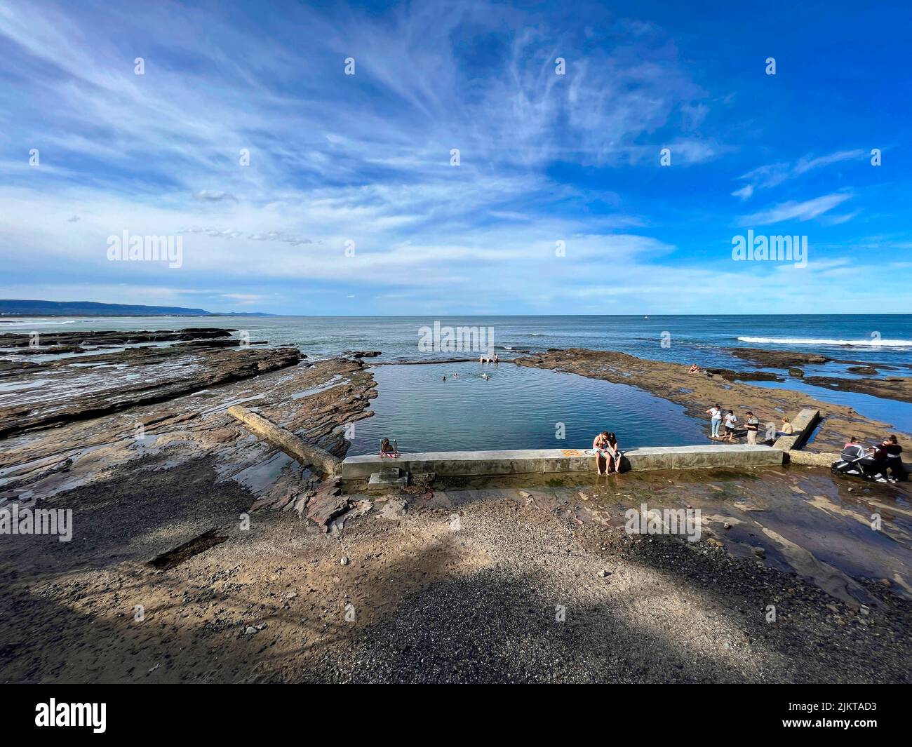 Pool night swim person hi-res stock photography and images - Alamy