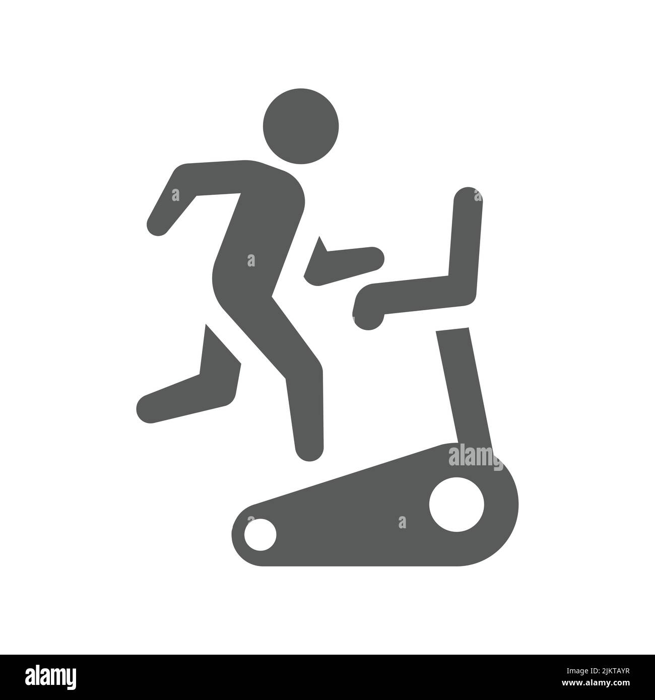 Man running on treadmill black vector icon. Workout, fitness filled ... Man running on treadmill black vector icon. Workout, fitness filled ...