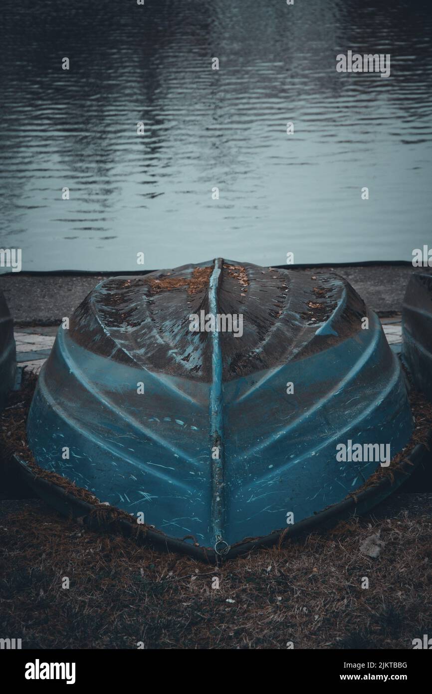 Flipped boat hi-res stock photography and images - Alamy