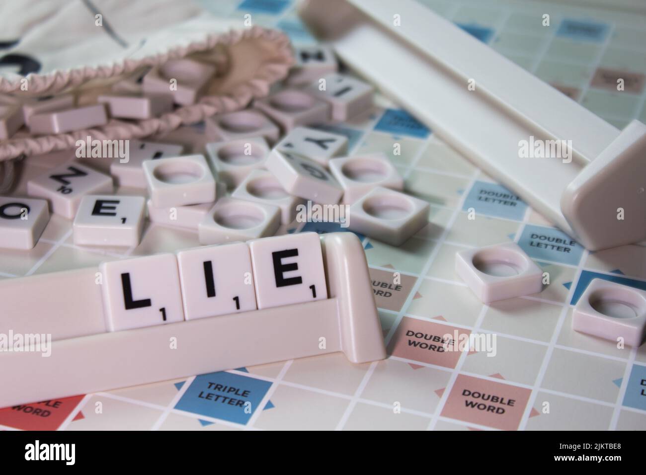 White lie word hi-res stock photography and images - Alamy