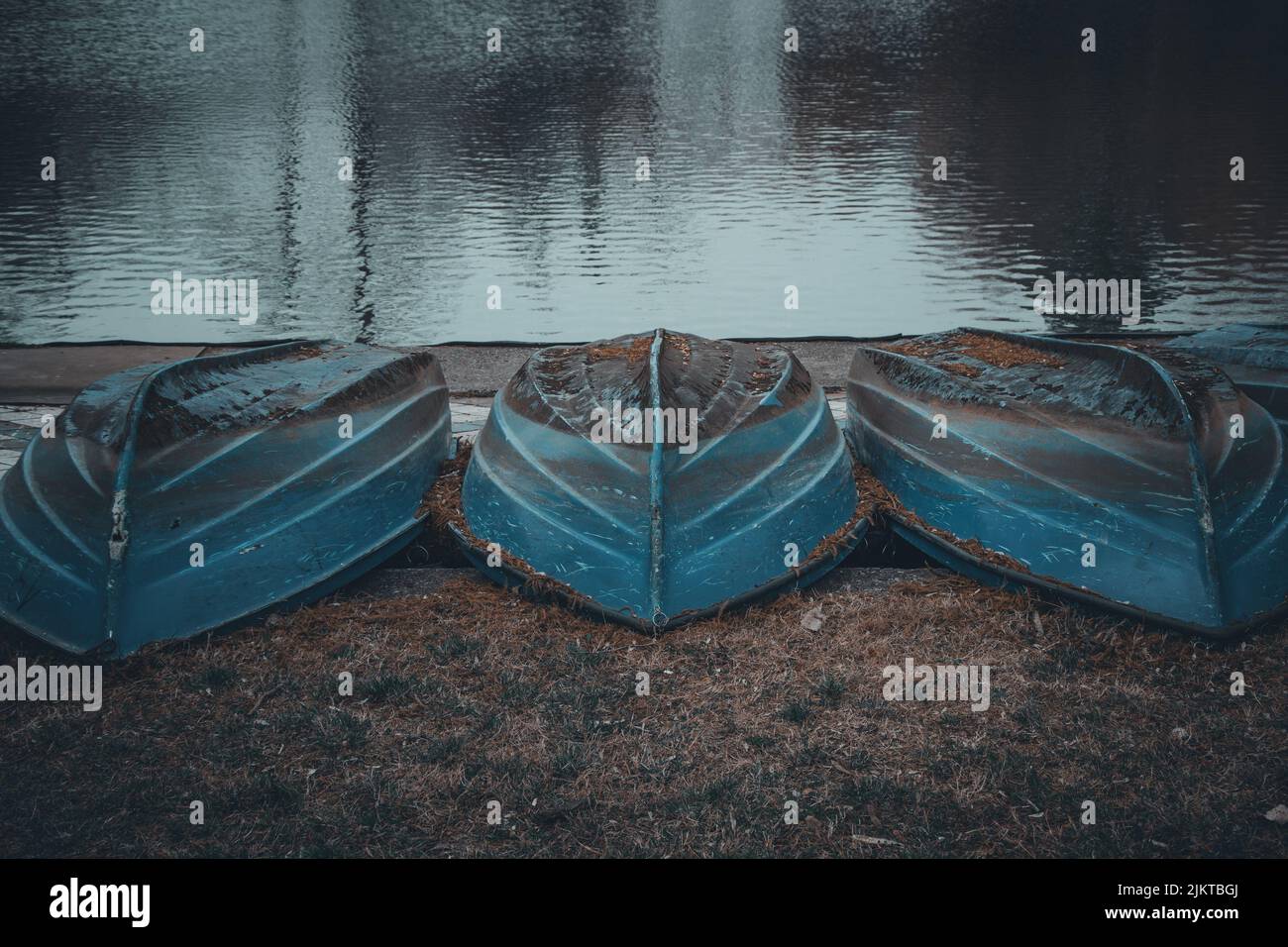 Flipped boats hi-res stock photography and images - Alamy