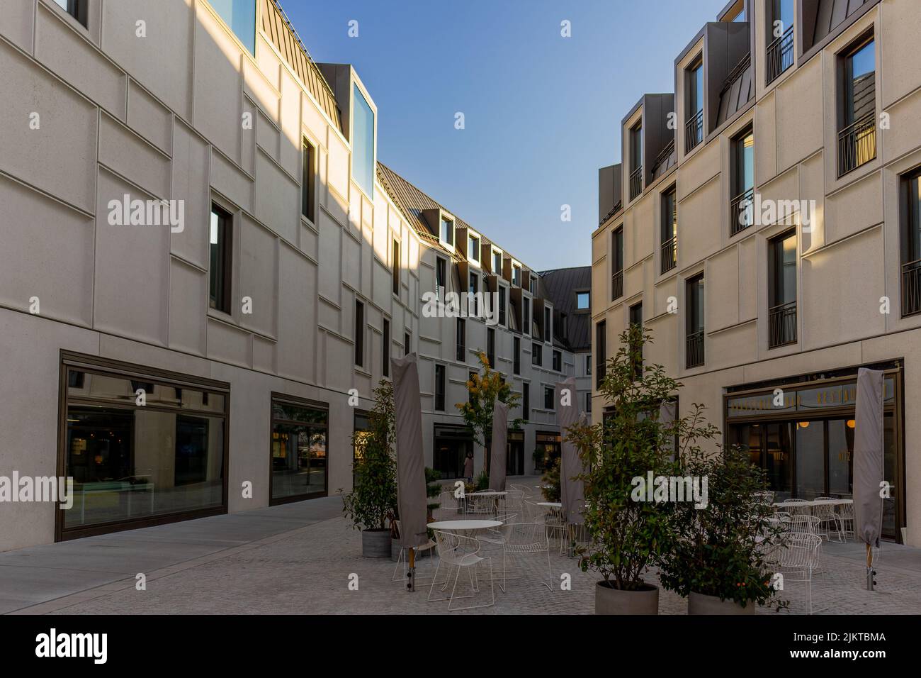 A beautiful view of a modern art museum building Stock Photo - Alamy