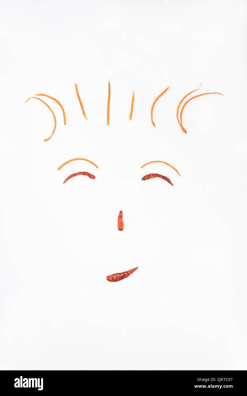 Red chilli face hi-res stock photography and images - Alamy
