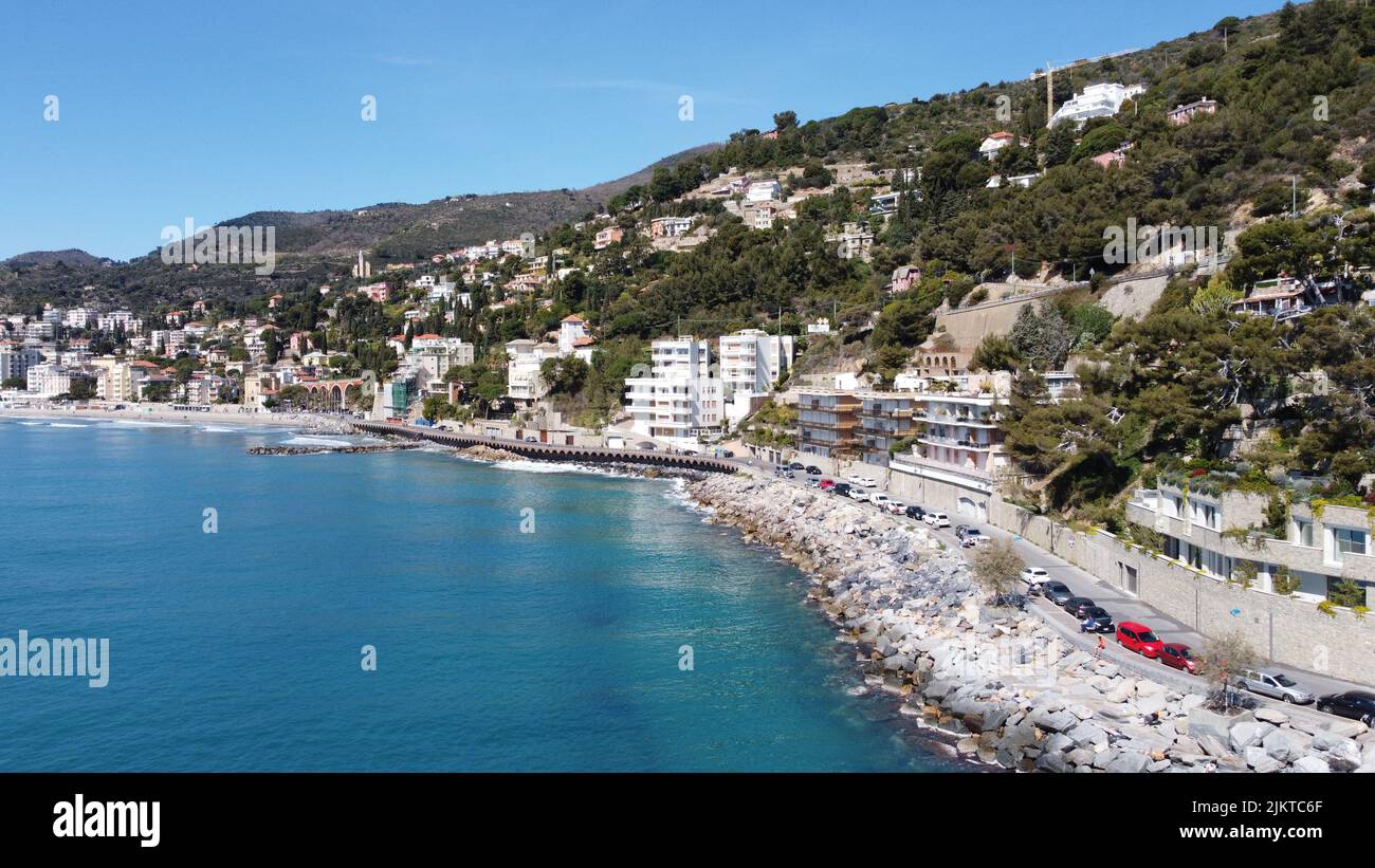 Alassio panorama hi-res stock photography and images - Alamy