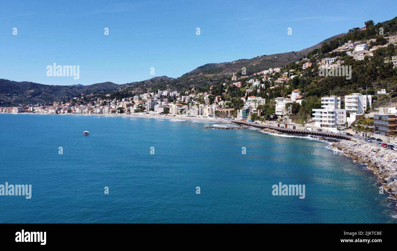 Alassio panorama hi-res stock photography and images - Alamy