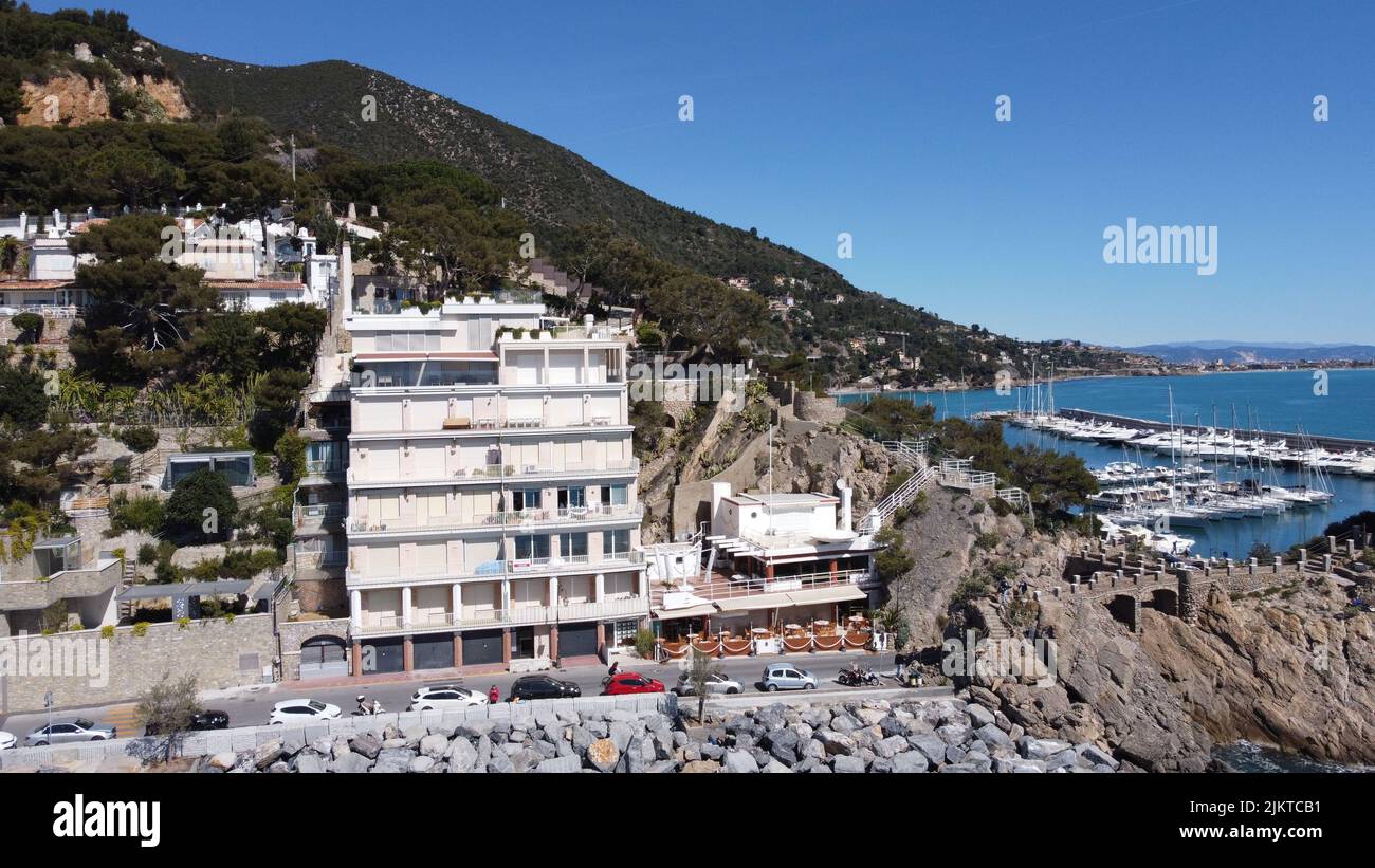 Aerial shot seashore buildings hi-res stock photography and images - Alamy