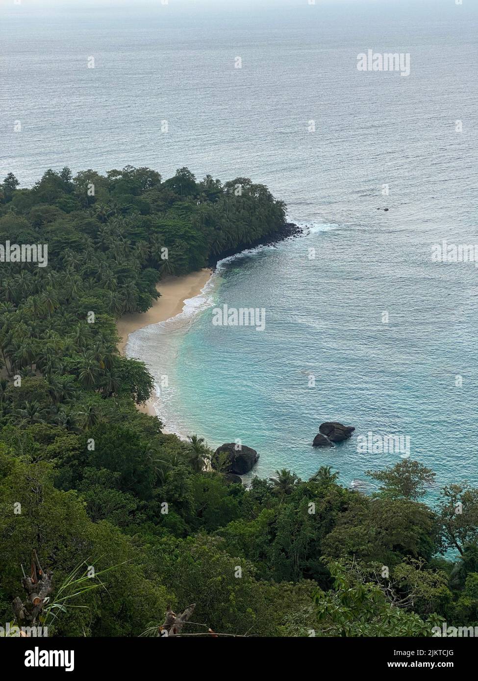 A vertical aerial view of the Praia banana on Principe Stock Photo - Alamy A vertical aerial view of the Praia banana on Principe Stock Photo - Alamy