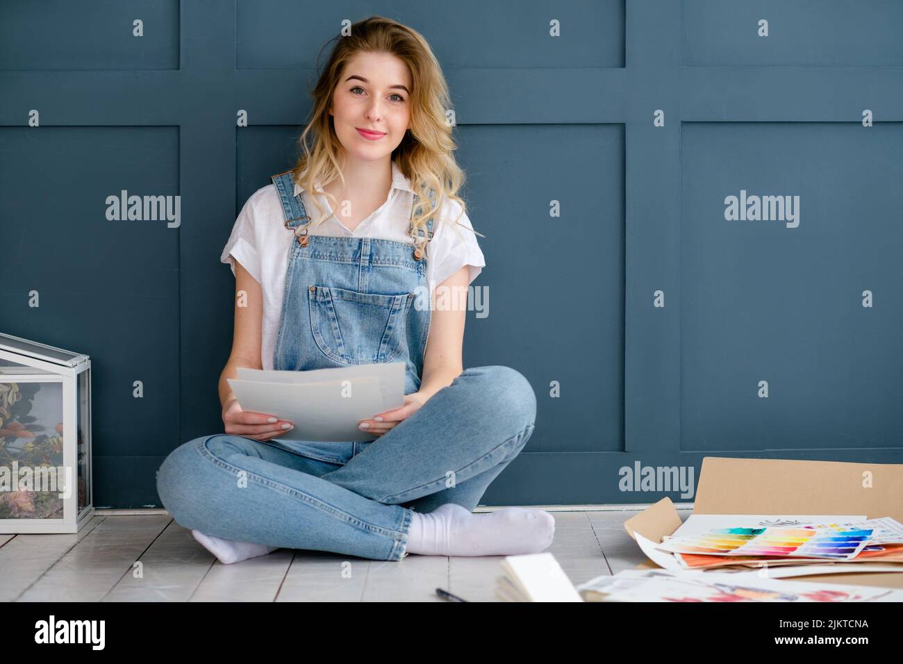 painting hobby artful painter talent drawing Stock Photo - Alamy