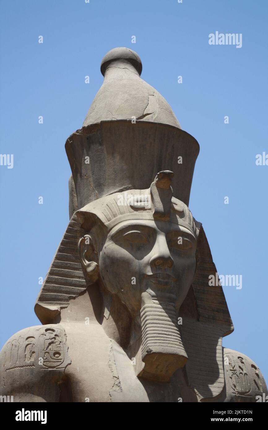 STATUE OF RAMESSES II IN LUXOR TEMPLE Stock Photo - Alamy
