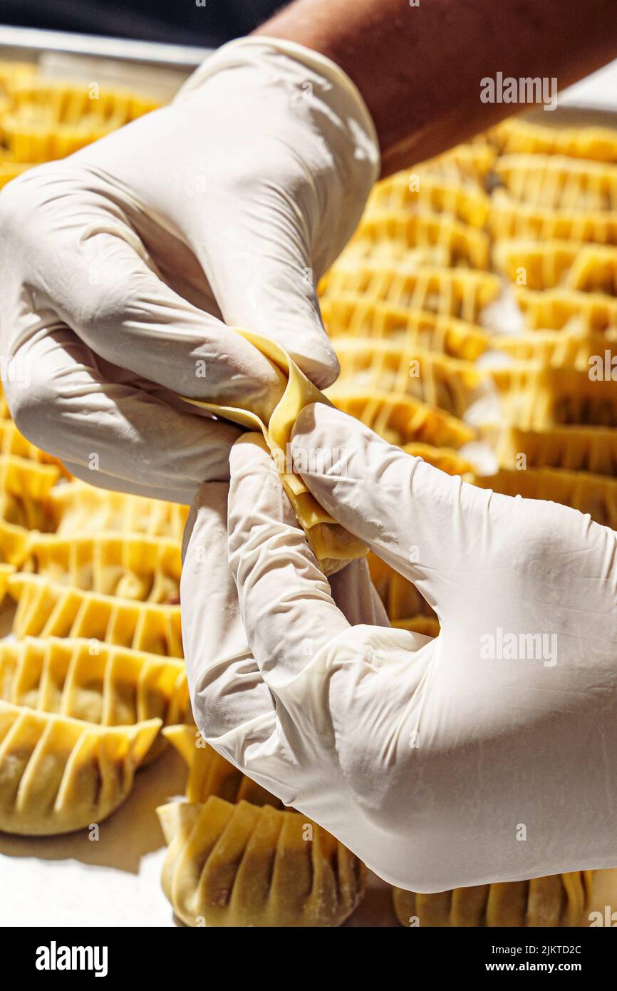 Closeup hands wheat hi-res stock photography and images - Alamy