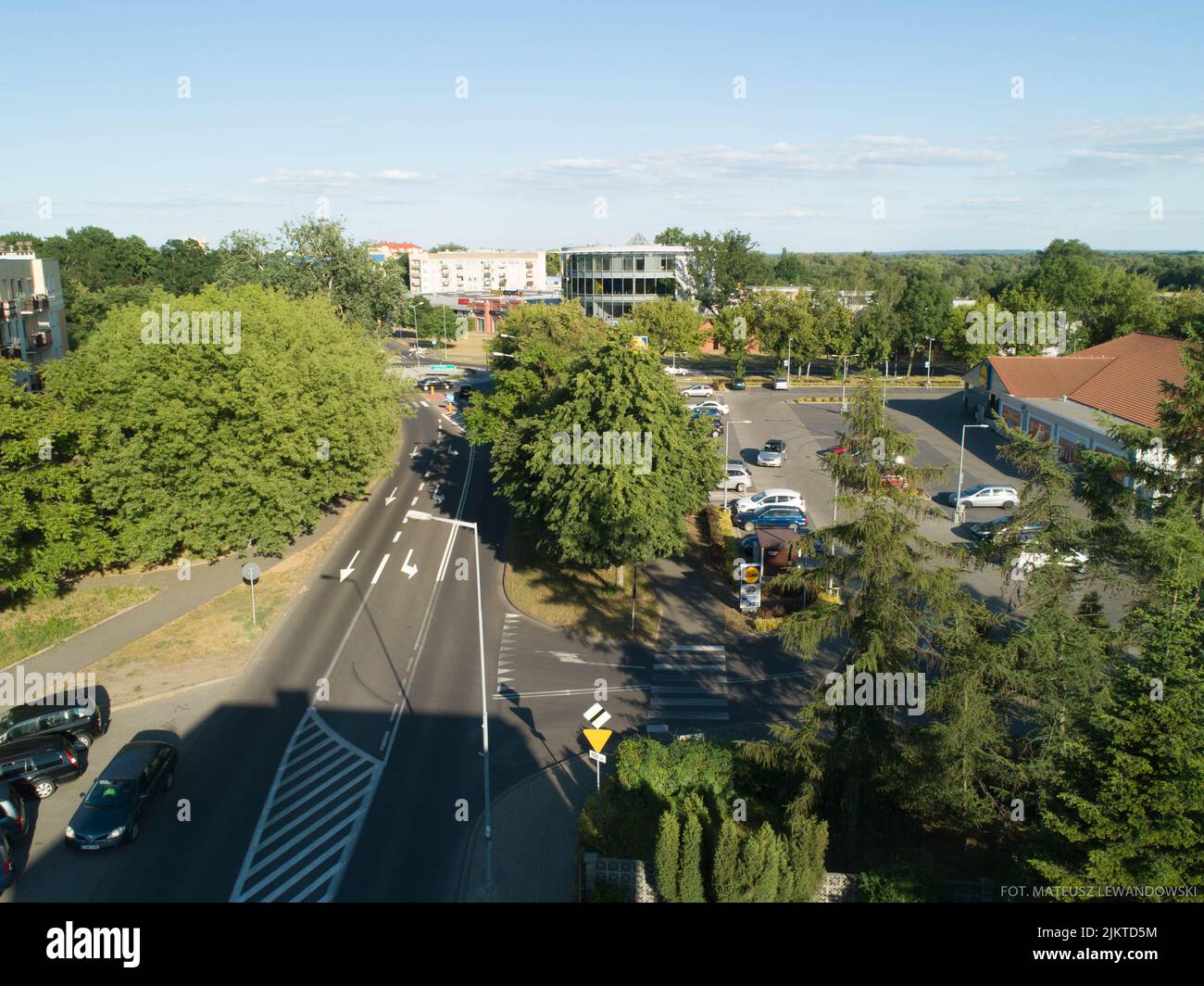 An aerial view of urban residential area Stock Photo - Alamy