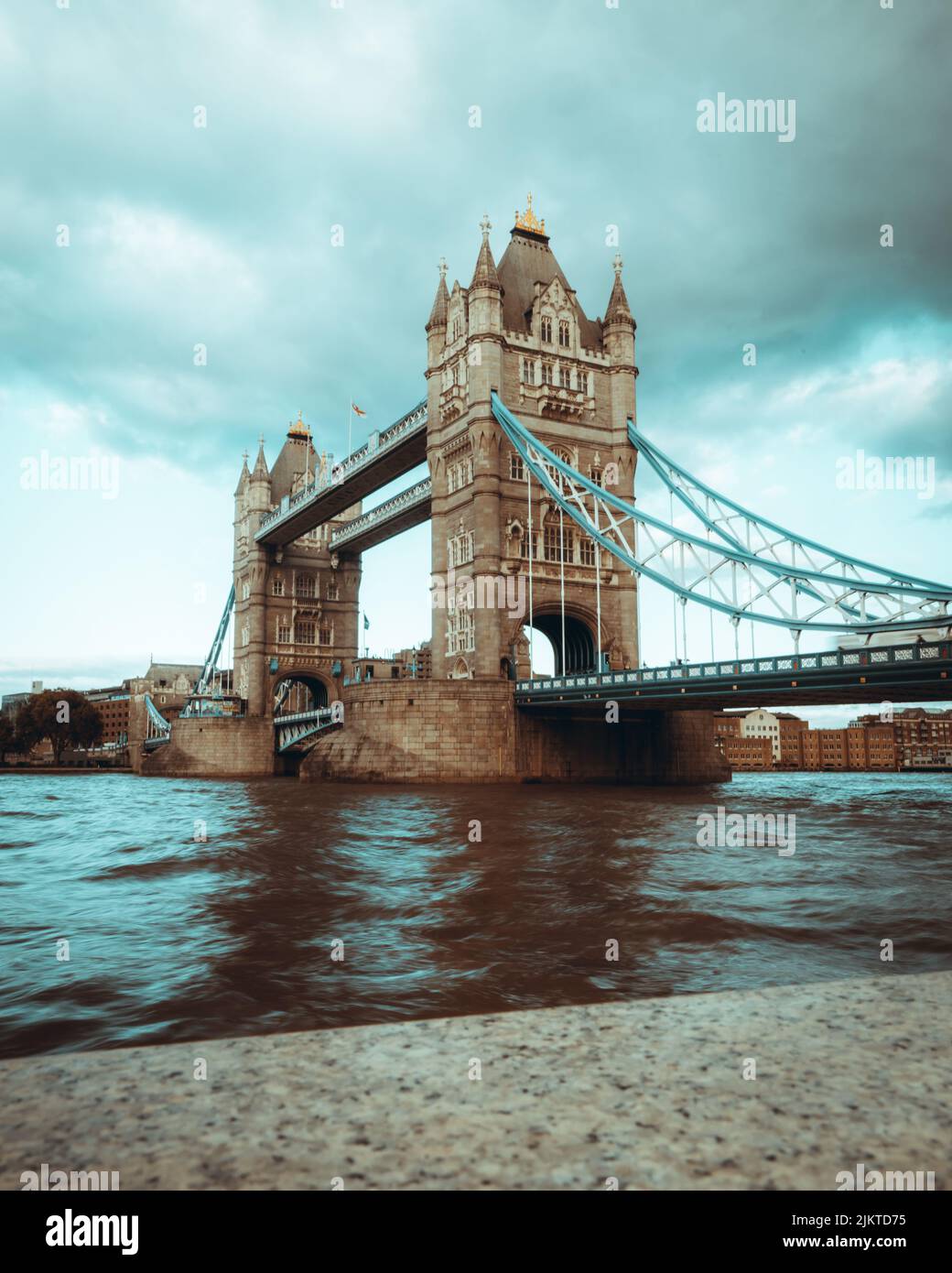 A beautiful view of London's Tower Bridge and the River Thames Stock ...