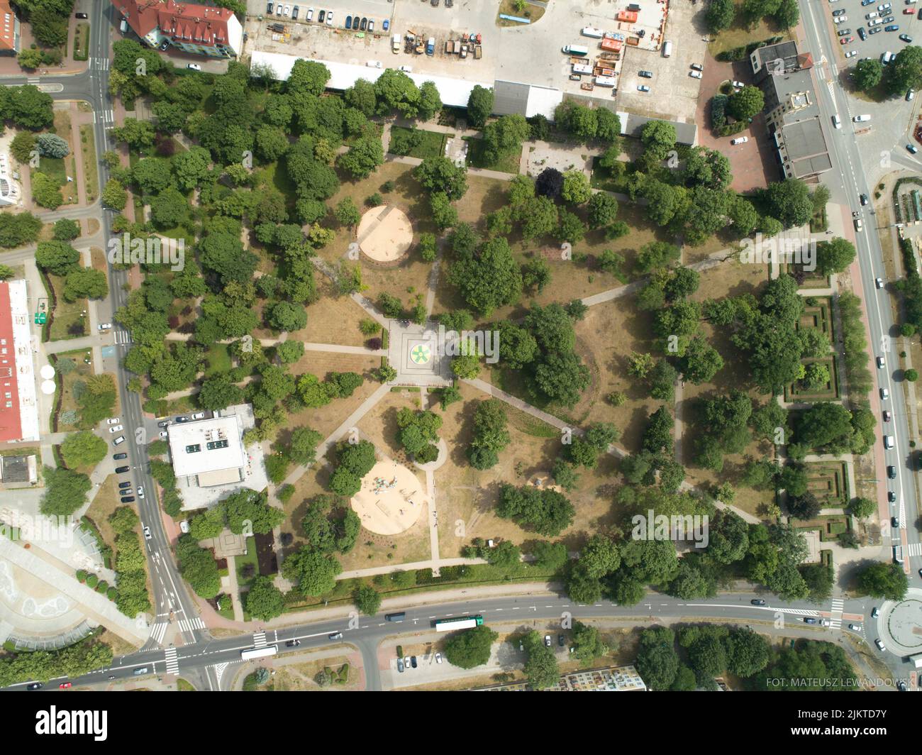 An aerial view of urban residential area Stock Photo - Alamy