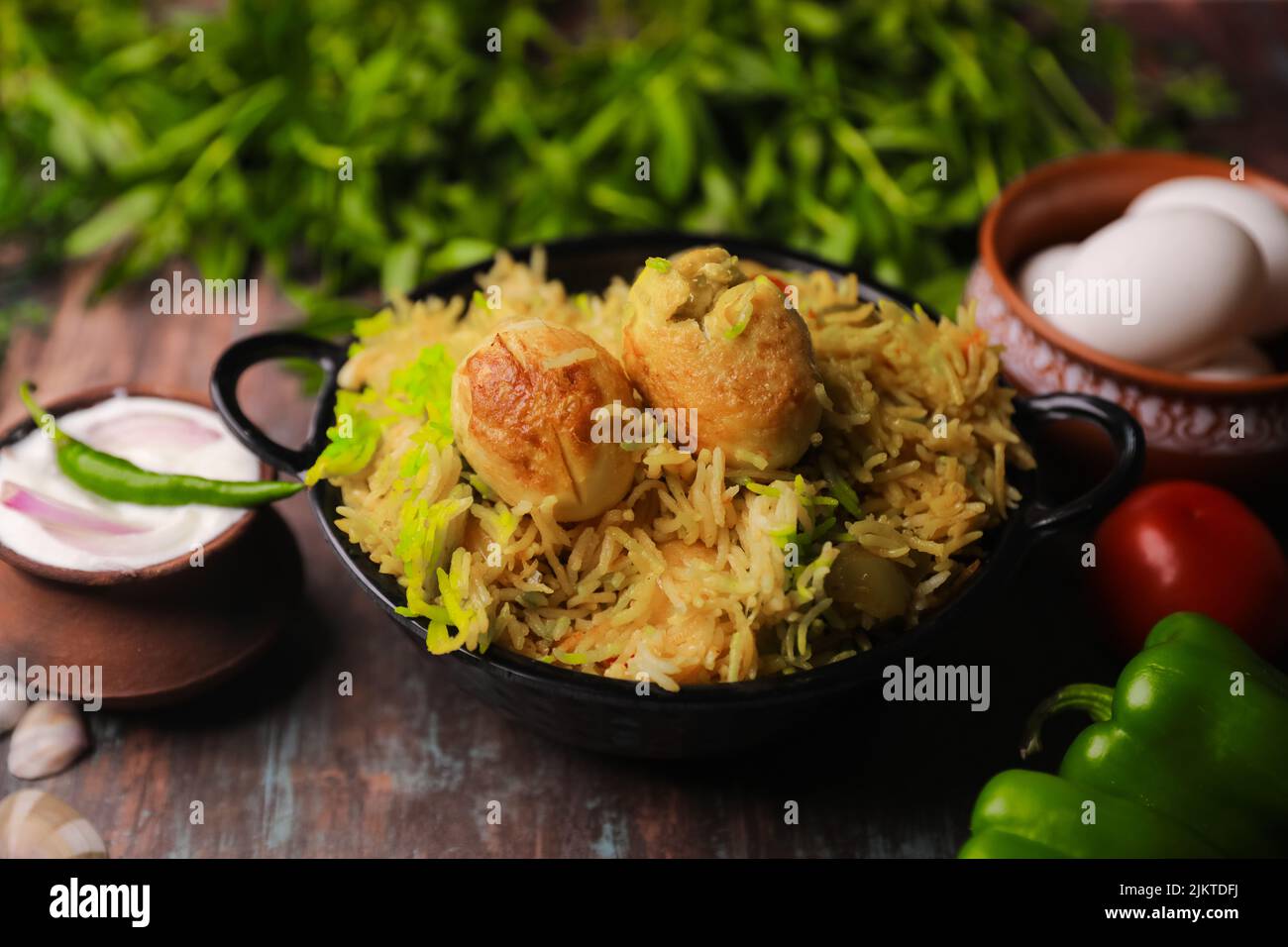 Chicken biryani plate hi-res stock photography and images - Alamy