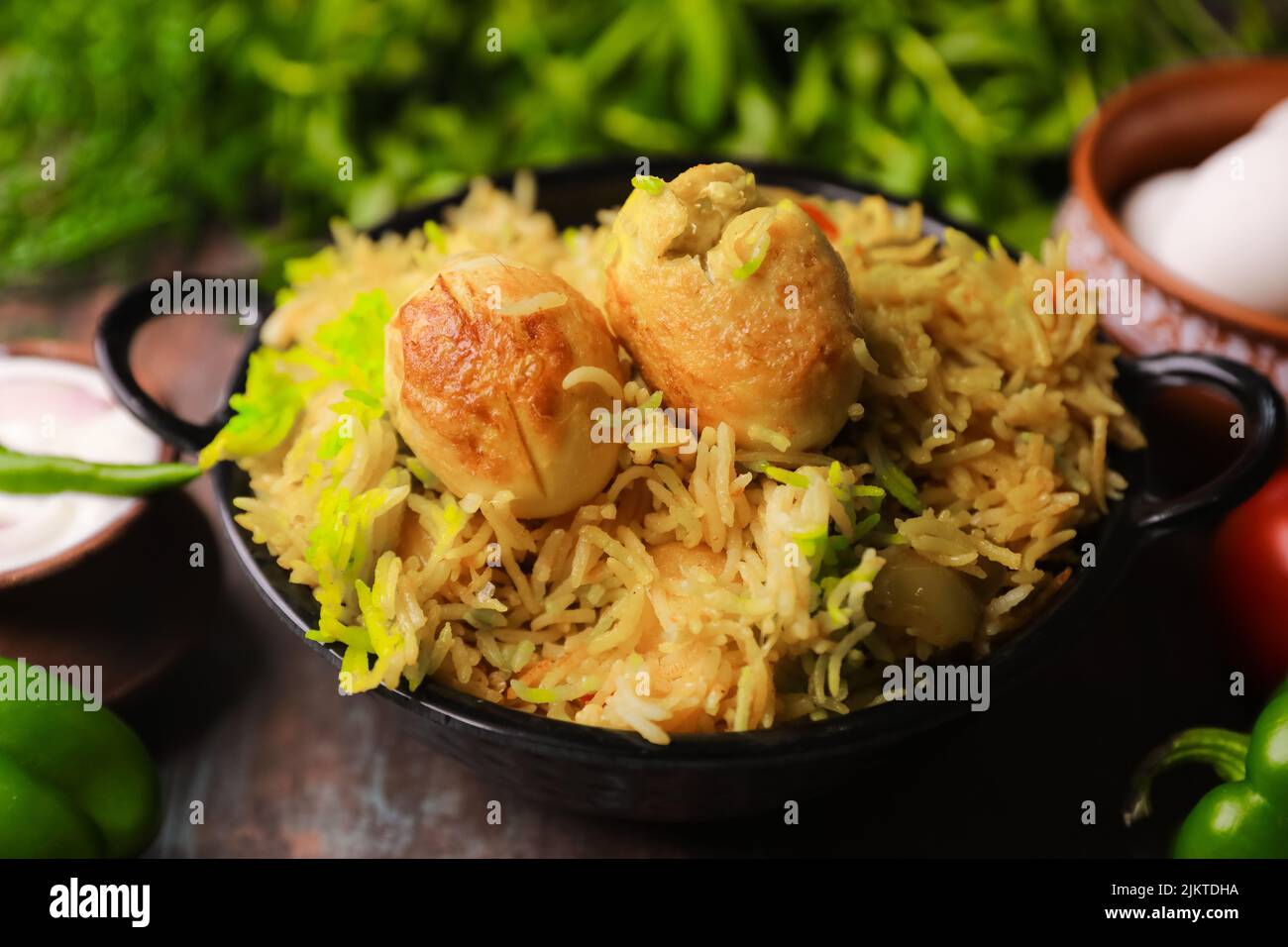 Chicken biryani plate hi-res stock photography and images - Alamy