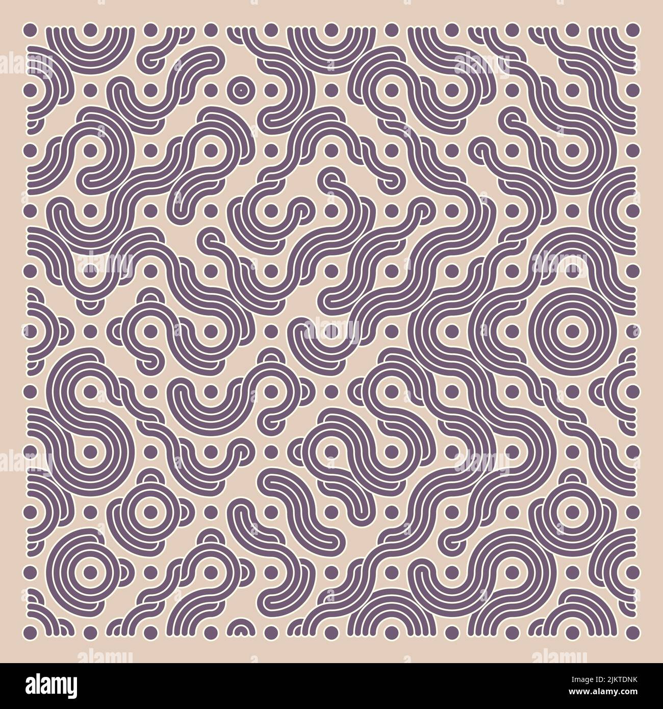 Random color rounded truchet tiling illustration Stock Vector Image ...