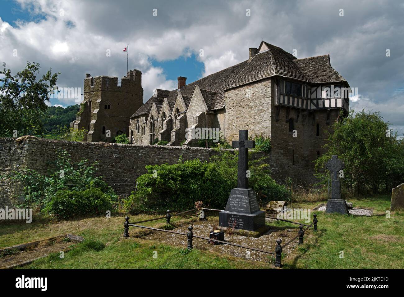 Stokesay Castle in Shropshire is one of the best fortified manor houses ...