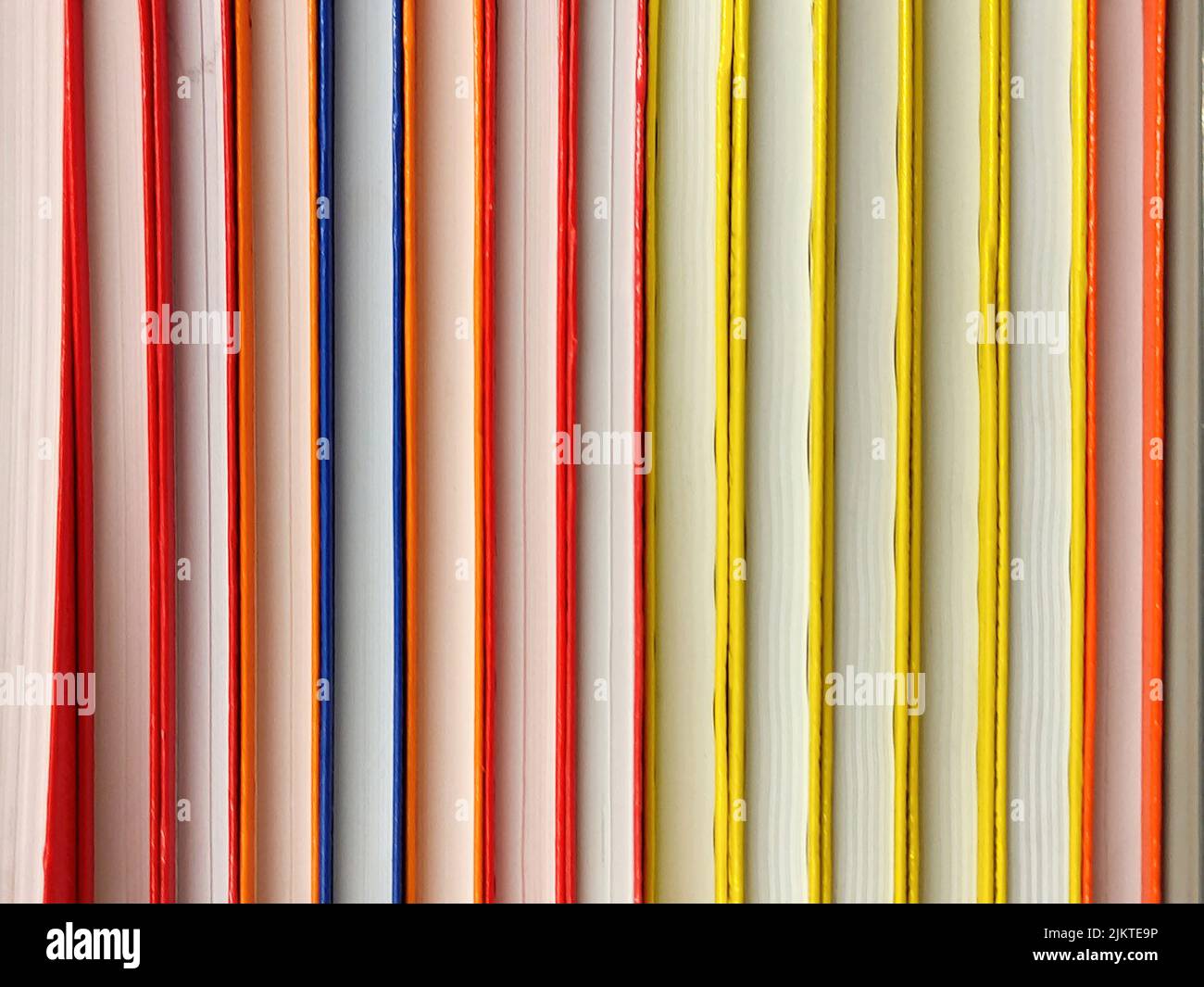 School exercise books pile hi-res stock photography and images - Alamy
