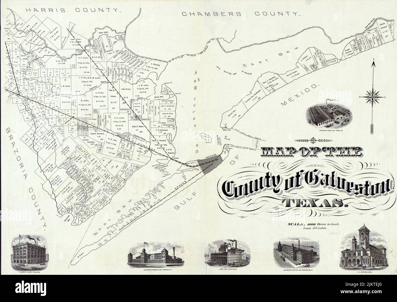 Old Galveston Map Galveston Texas, Historic Galveston.