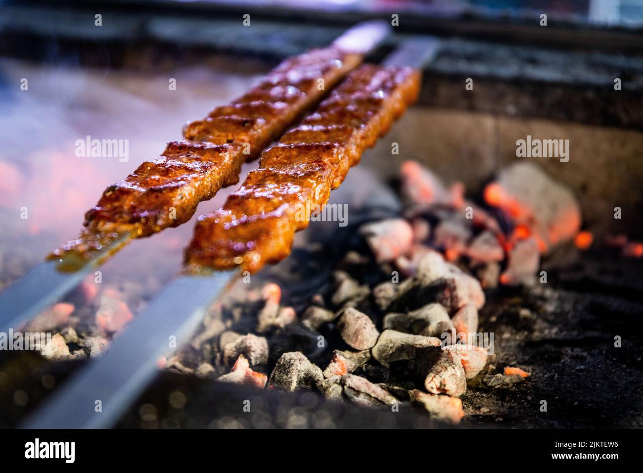 Two kebab hi-res stock photography and images - Alamy