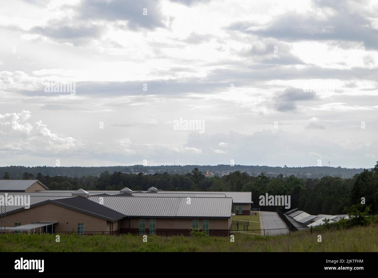 Augusta, Ga USA - 05 21 21: Distant buildings and horizon from a ...