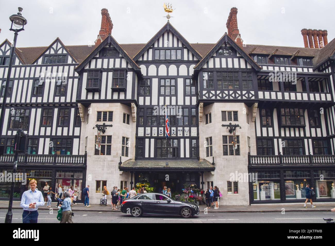 London, United Kingdom, 3rd August 2022. Liberty department store ...