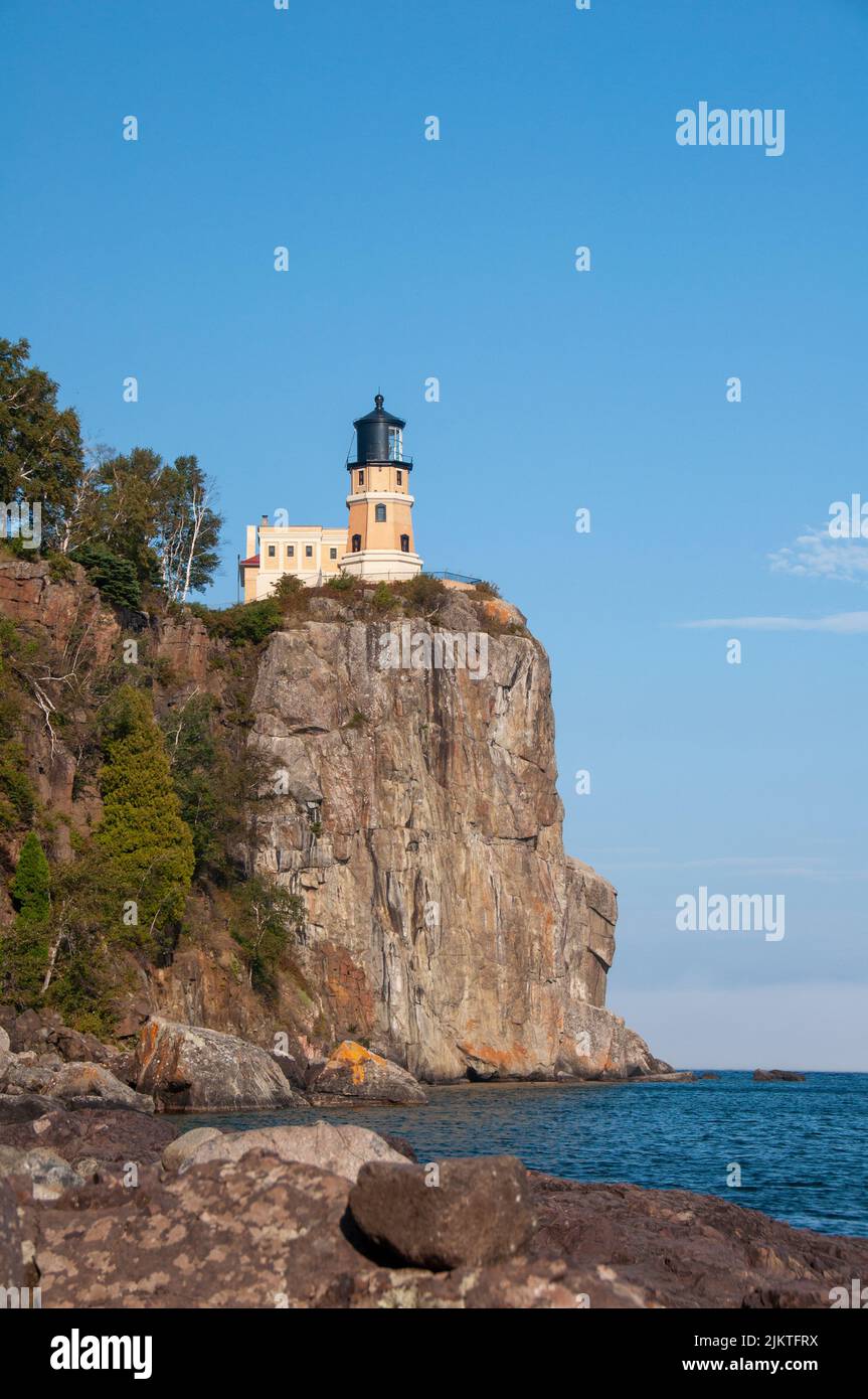 The Split Rock Lighthouse in Two Harbors, Minnesota Stock Photo - Alamy
