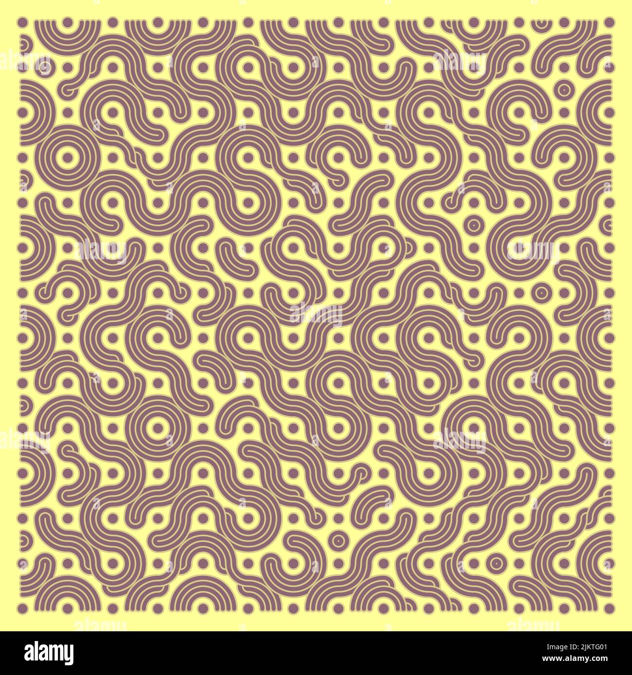 Random color rounded truchet tiling illustration Stock Vector Image ...